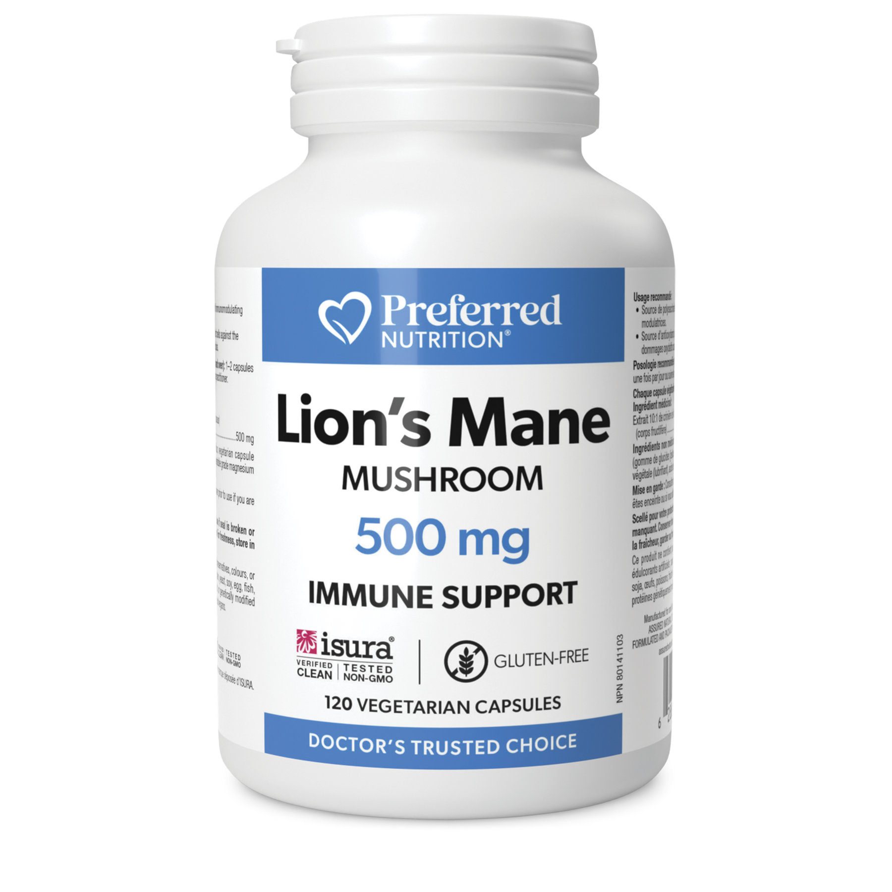 Prefered Nutrition Lion’s Mane Mushroom 500 mg 120Vcaps – Smith's ...