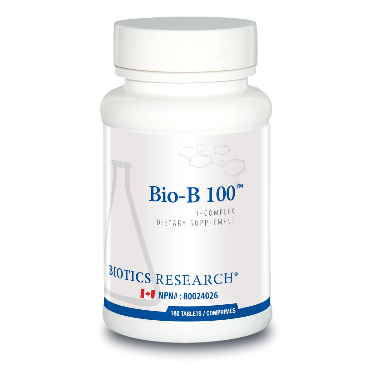 Biotics Research - Bio-B 100 (Yeast Free) - 180 Tablets (Short Dated A ...