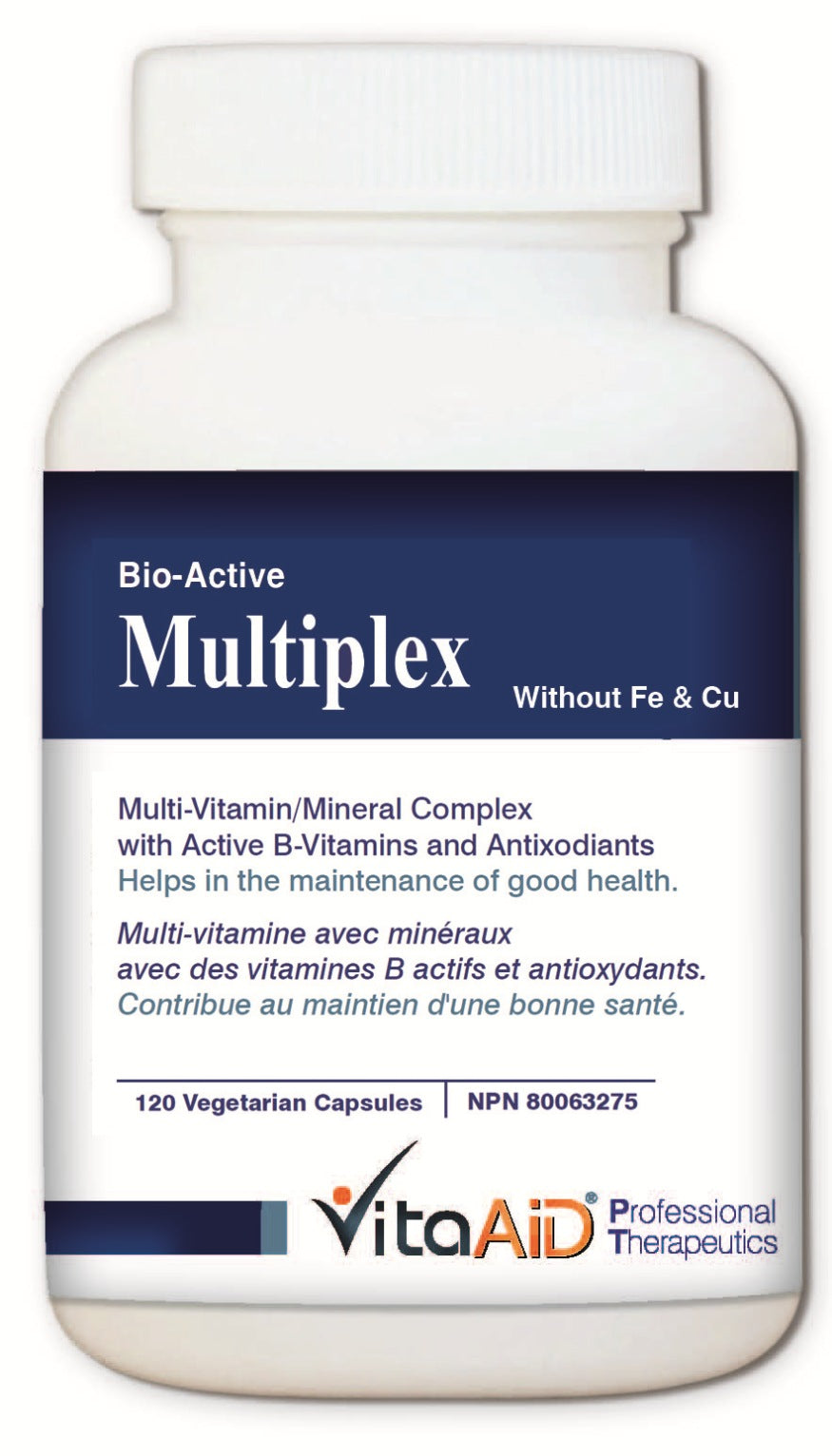 Bio-Active Multiplex (Multi-Vitamins with Active B Vitamins) 120v ...
