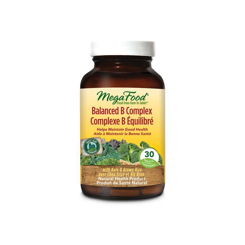 MegaFood_Balanced B Complex_30 tabs – Smith's Compounding Pharmacy