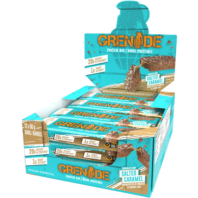 Grenade Chocolate Chip Salted Caramel ( 12 X 60G/Bar ) – Smith's ...